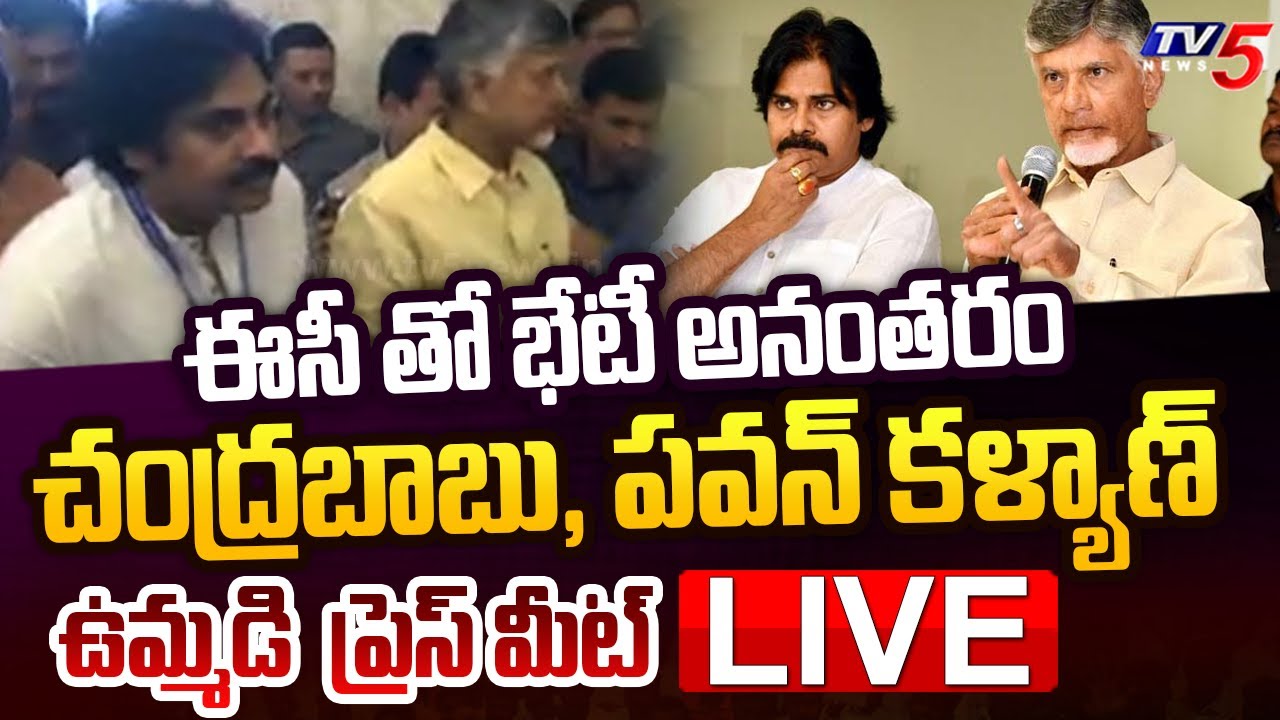 Chandrababu Naidu, Pawan Kalyan Lodge Complaints with CEC on Election ...