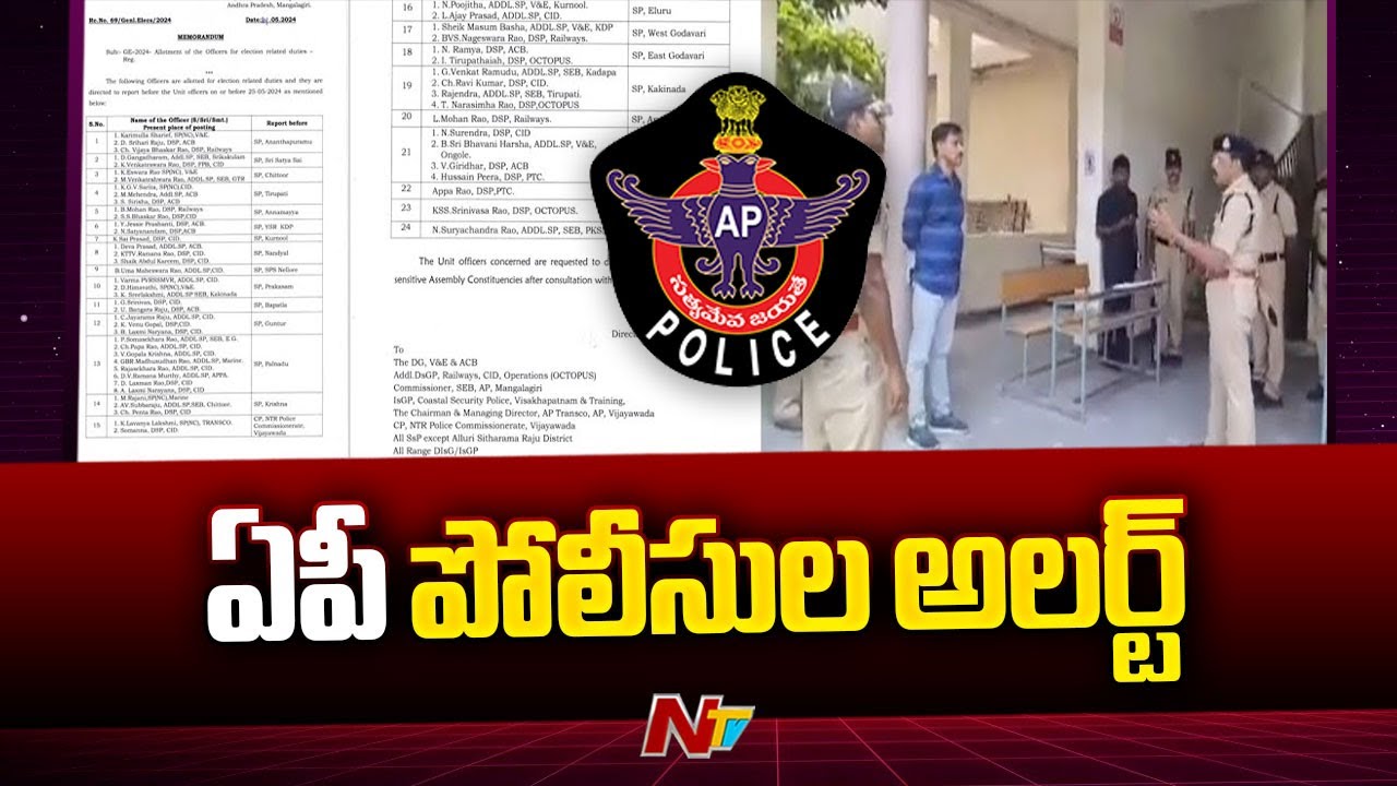 AP DGP appointed 56 Special Officers for Districts | Andhrawatch.com