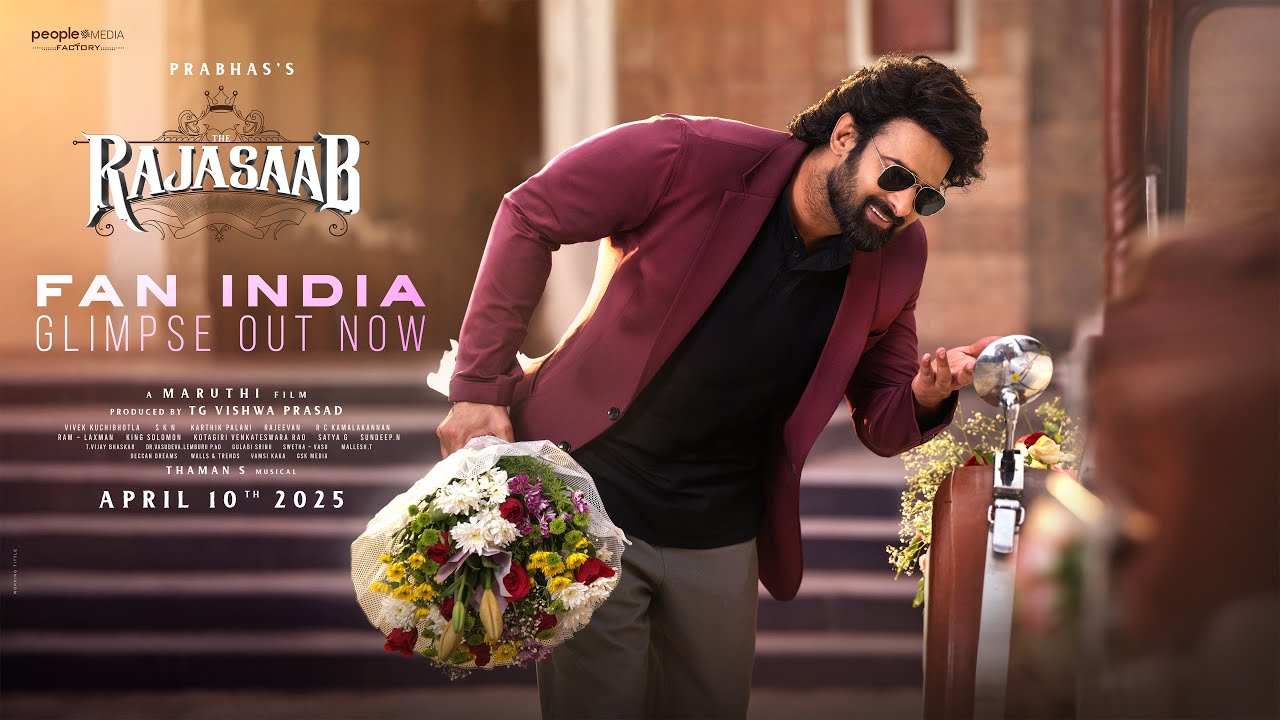Prabhas looks dashing, oozes self-love in ‘The Raja Saab’ 1st look ...