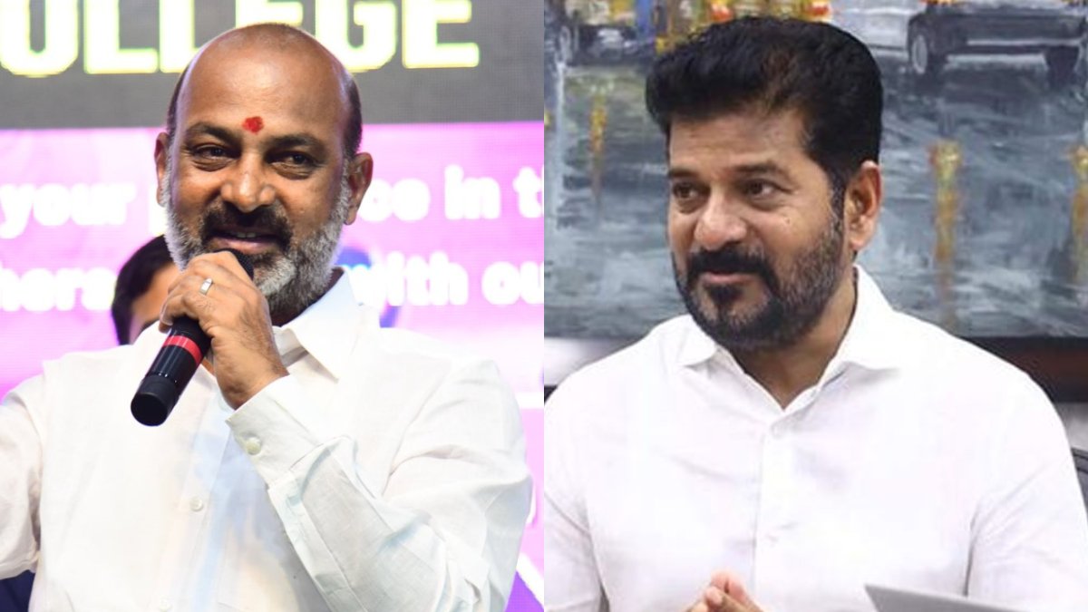 Bandi Sanjay slams Revanth Reddy vindictive Against Film Industry ...