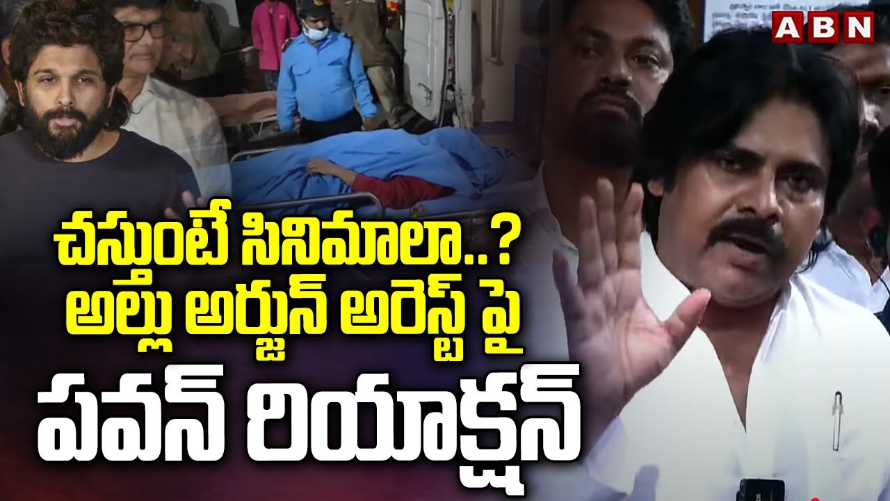 Pawan Kalyan First Reaction On Allu Arjun Arrest - Andhrawatch.com