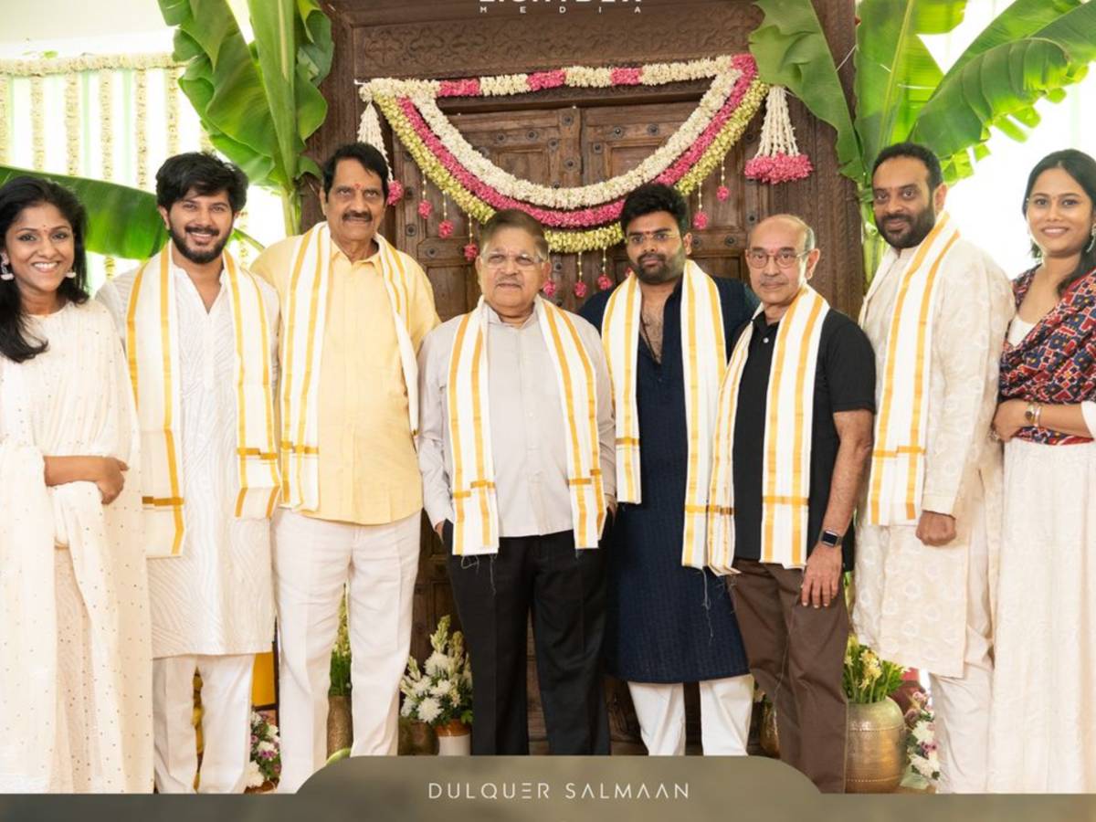 Dulquer Salmaan’s Aakasam Lo Oka Tara Begins Filming with Traditional ...
